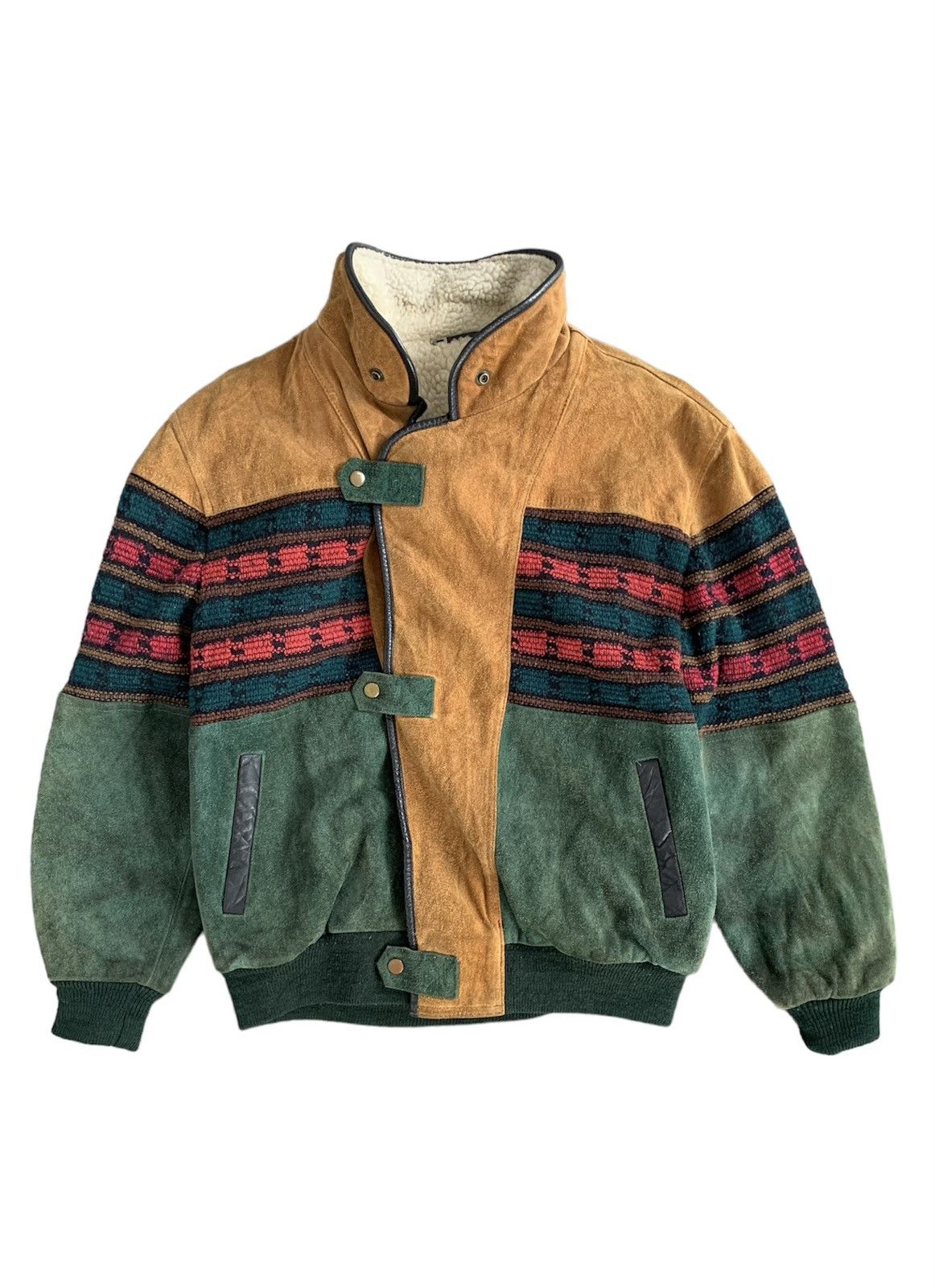 Japanese Brand Avant Garde Suede Leather Jacket Inspired Issey Miyake ...