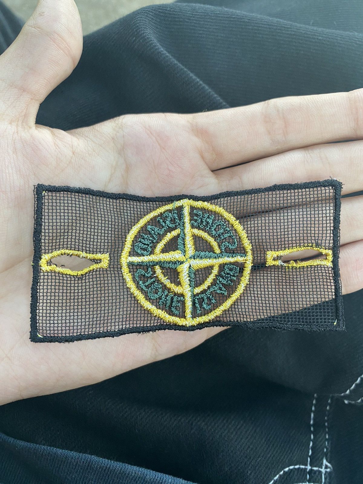 Stone Island Stone Island 2006 Mesh Badge | Grailed
