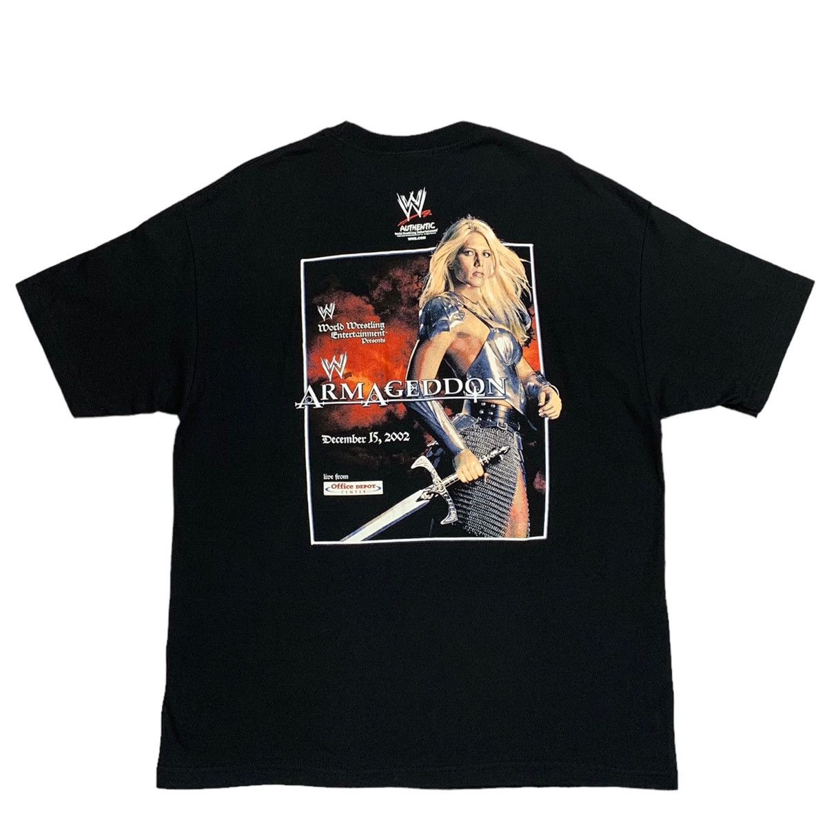 Vintage Vintage WWE Torrie Wilson Armageddon 2002 Wrestling T Shirt | Grailed