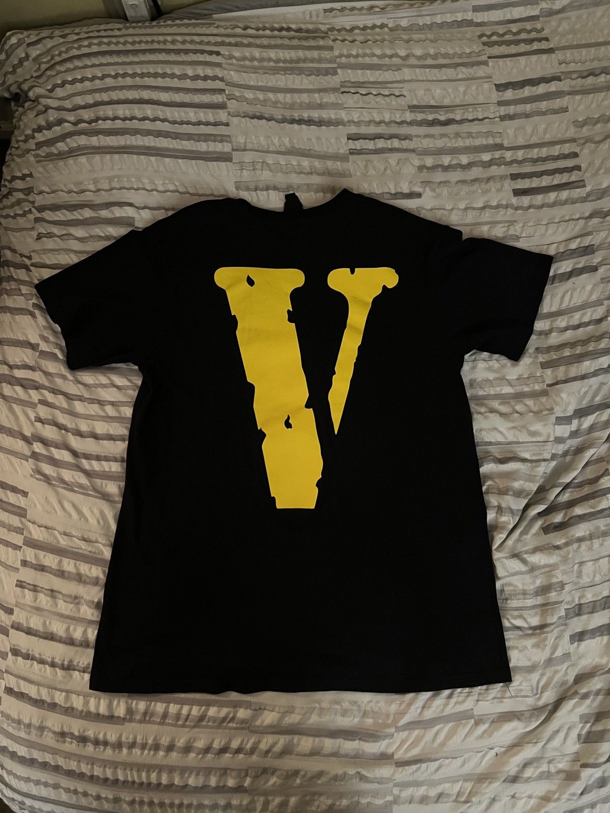 Streetwear × Vlone Vlone Yellow Staple Tee | Grailed