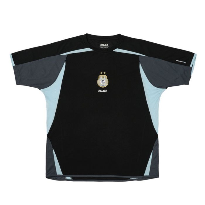 Palace PALACE BLACK PRO JERSEY *ARGENTINA INSPO* (XL) | Grailed