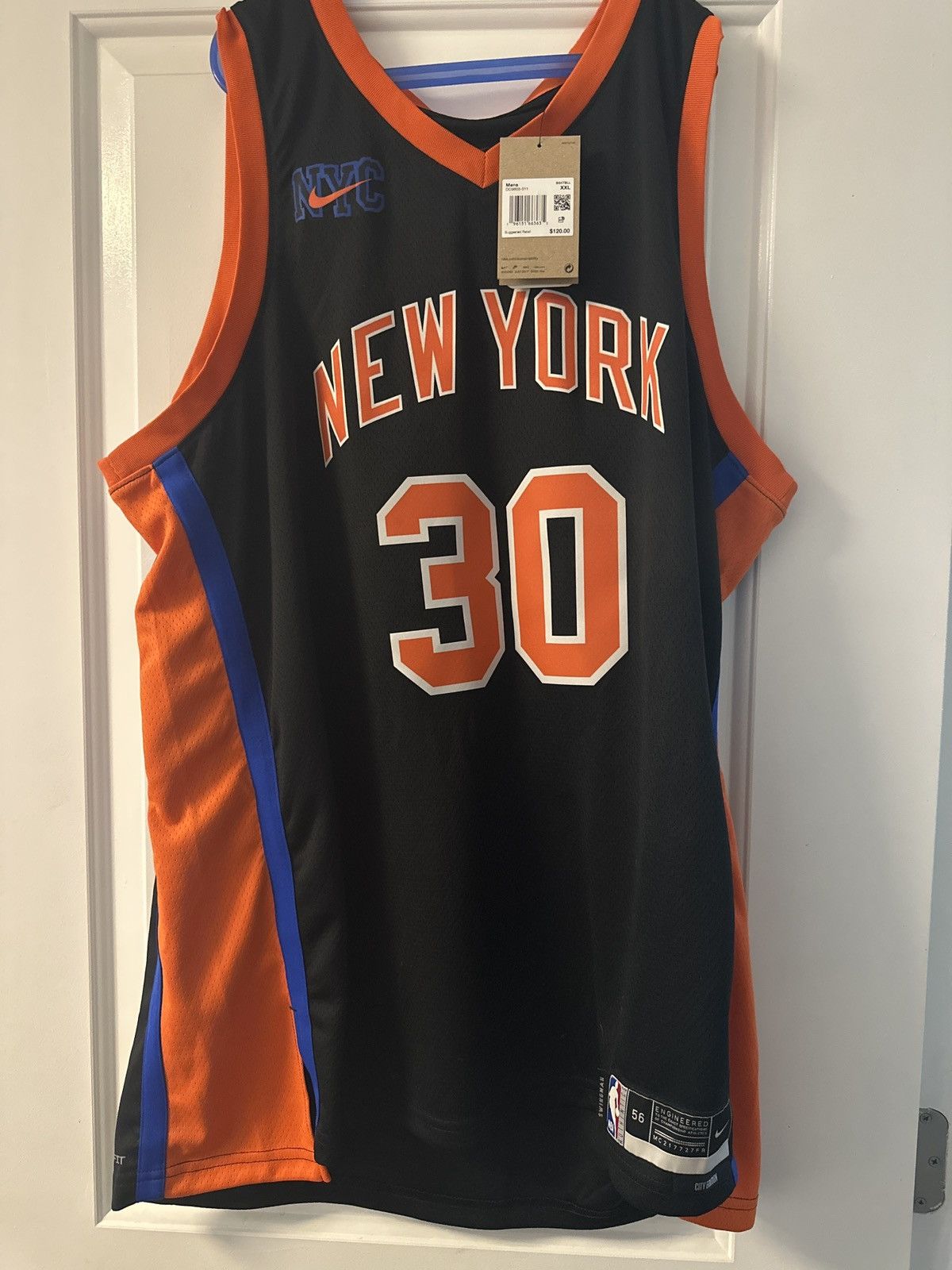 NBA × Nike NEW YORK KNICKS OFFICIAL CITY EDITION RANDLE #30 JERSEY ...