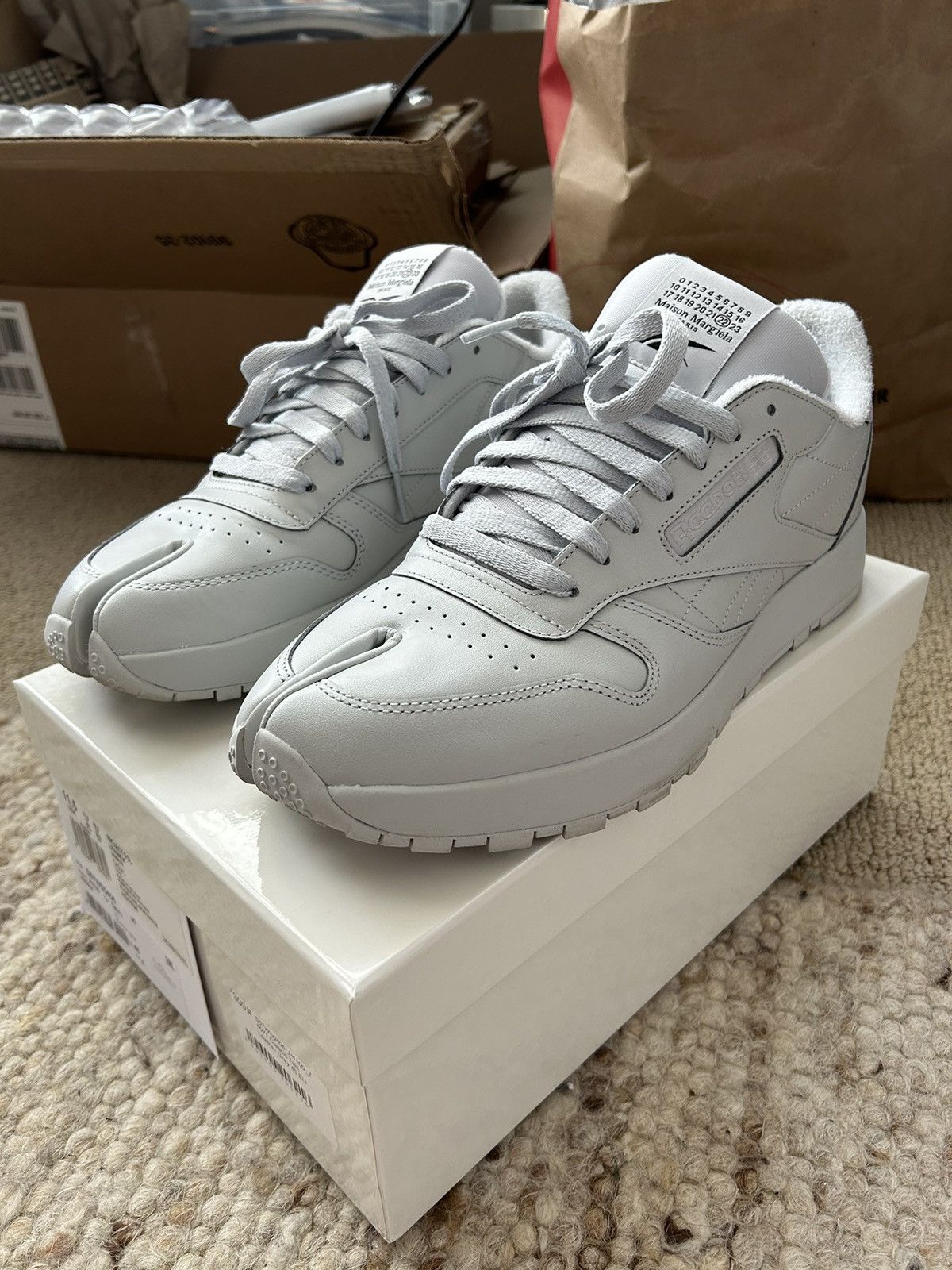 Maison Margiela × Reebok Maison Margiela x Reebok Classic Tabi leather ...