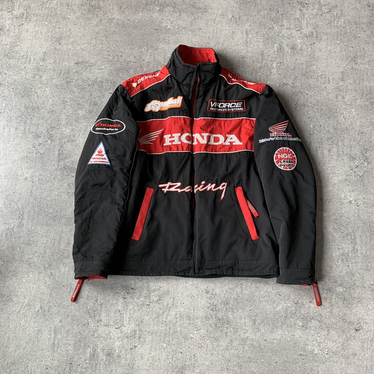 Vintage Honda Vintage Racing puffer jacket formula one | Grailed