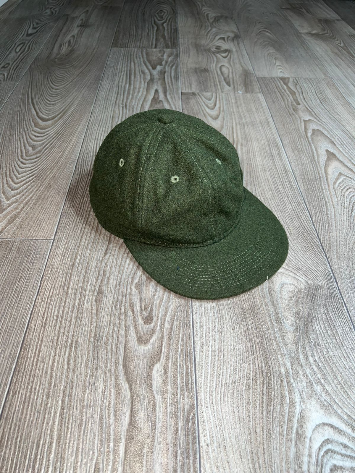 Kith × Ronnie Fieg KITH Wool Cap Dark Green S Size | Grailed