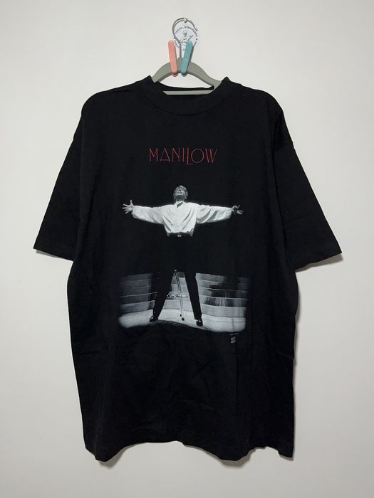 Vintage 1994 Barry Manilow Vintage live band t-shirt black | Grailed