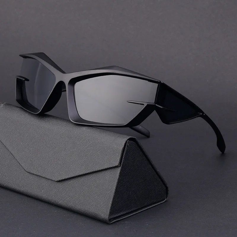 Kurt Cobain Batman Style All Black Sunglasses | Grailed