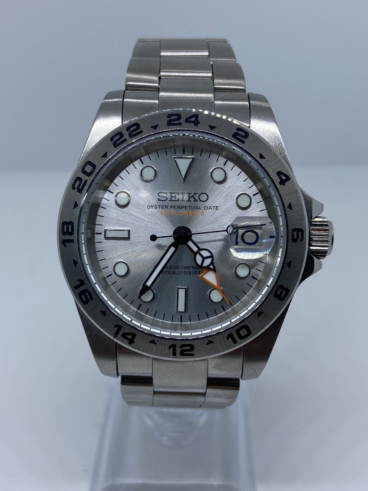 Seiko Seiko Mod Nh34 Explorer 2 Steel 41mm | Grailed