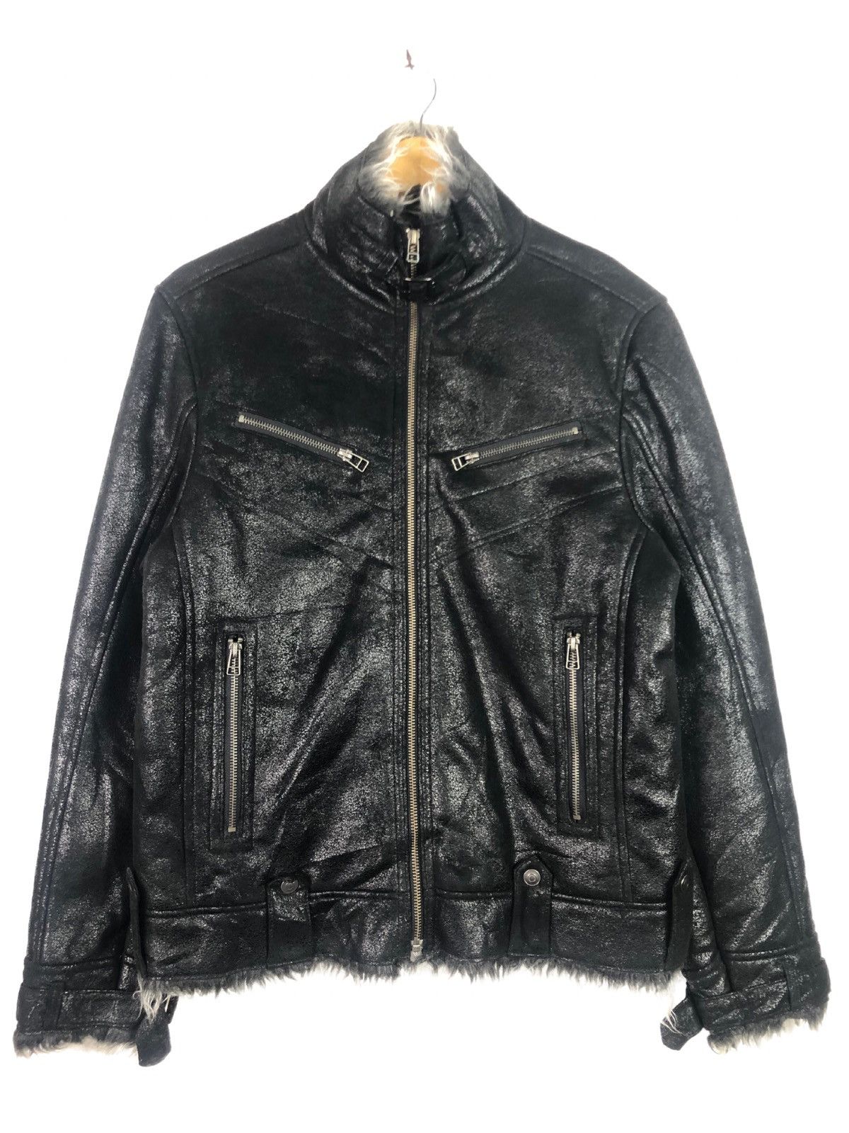 Vintage Vintage Semantic Design Jacket Fur Inside | Grailed