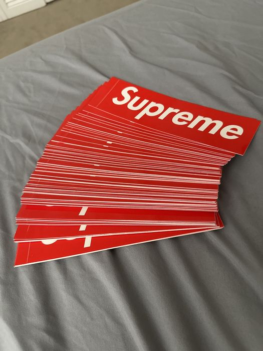 Supreme Supreme Brick of 100 box logo stickers | Grailed