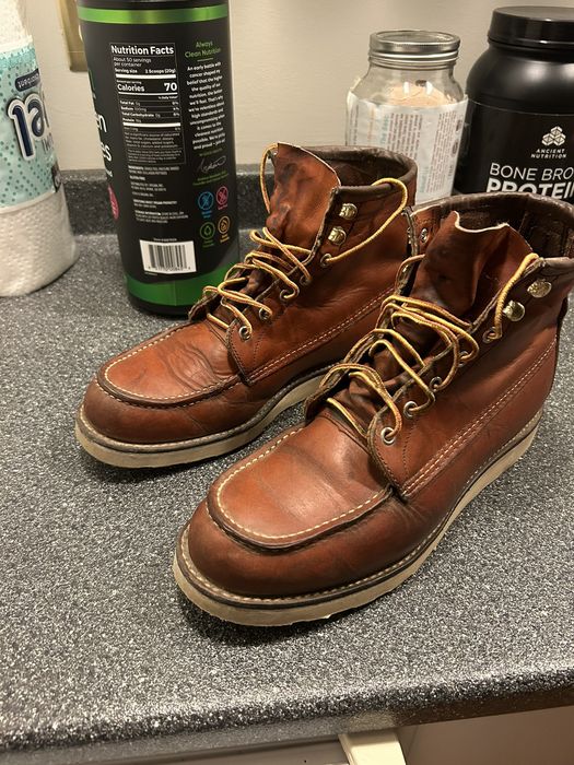Red Wing Custom 877 Moc Toe | Grailed