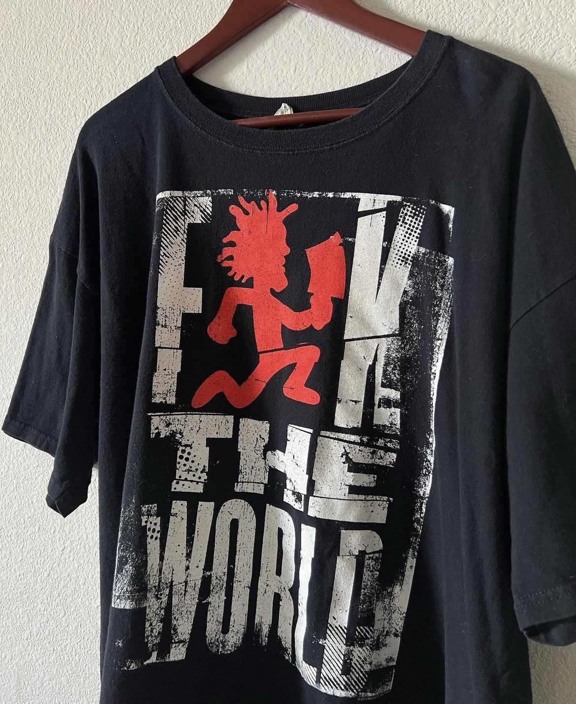 Rap Tees × Streetwear × Vintage ICP ‘F**K THE WORLD’ Y2K T-Shirt | Grailed