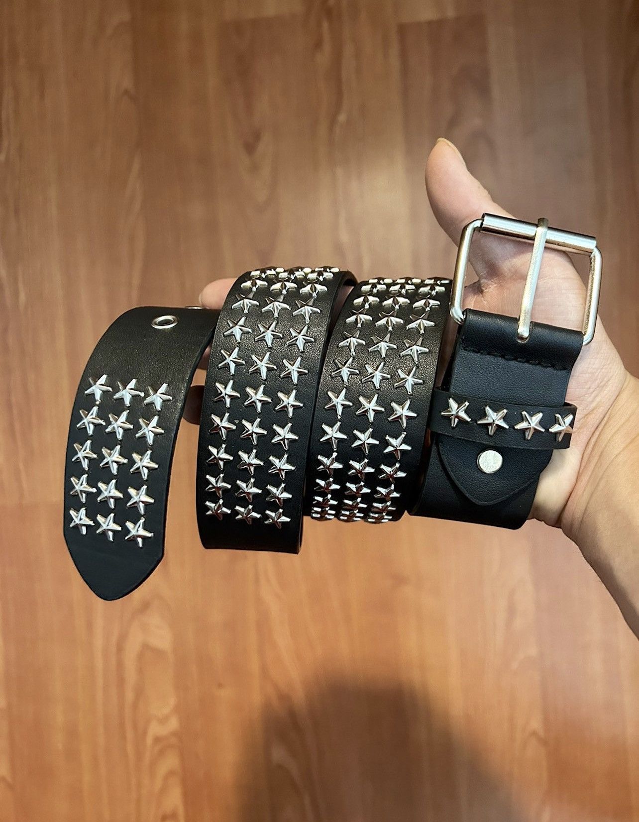 Vintage Rivet Star Studded Belt | Grailed