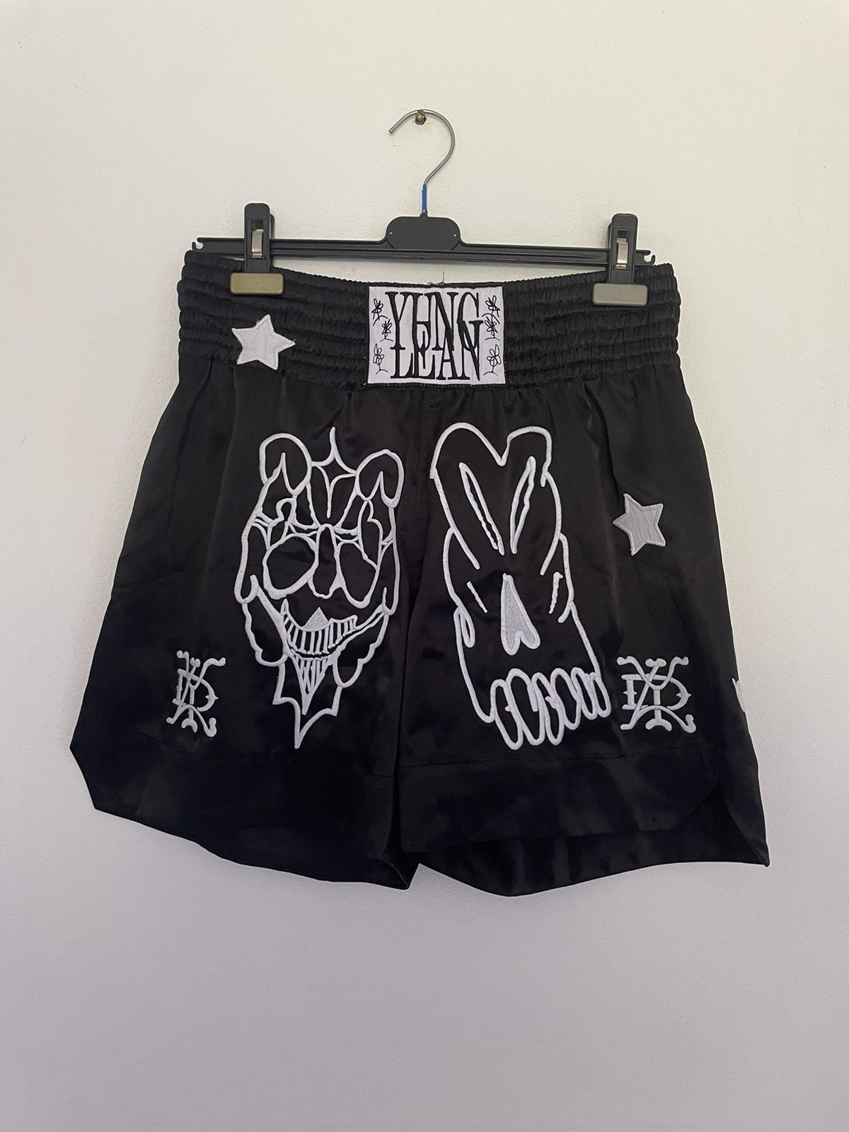 Deadstock × Drain Gang × Yung Lean YUNG LEAN BOXING SHORTS | Grailed