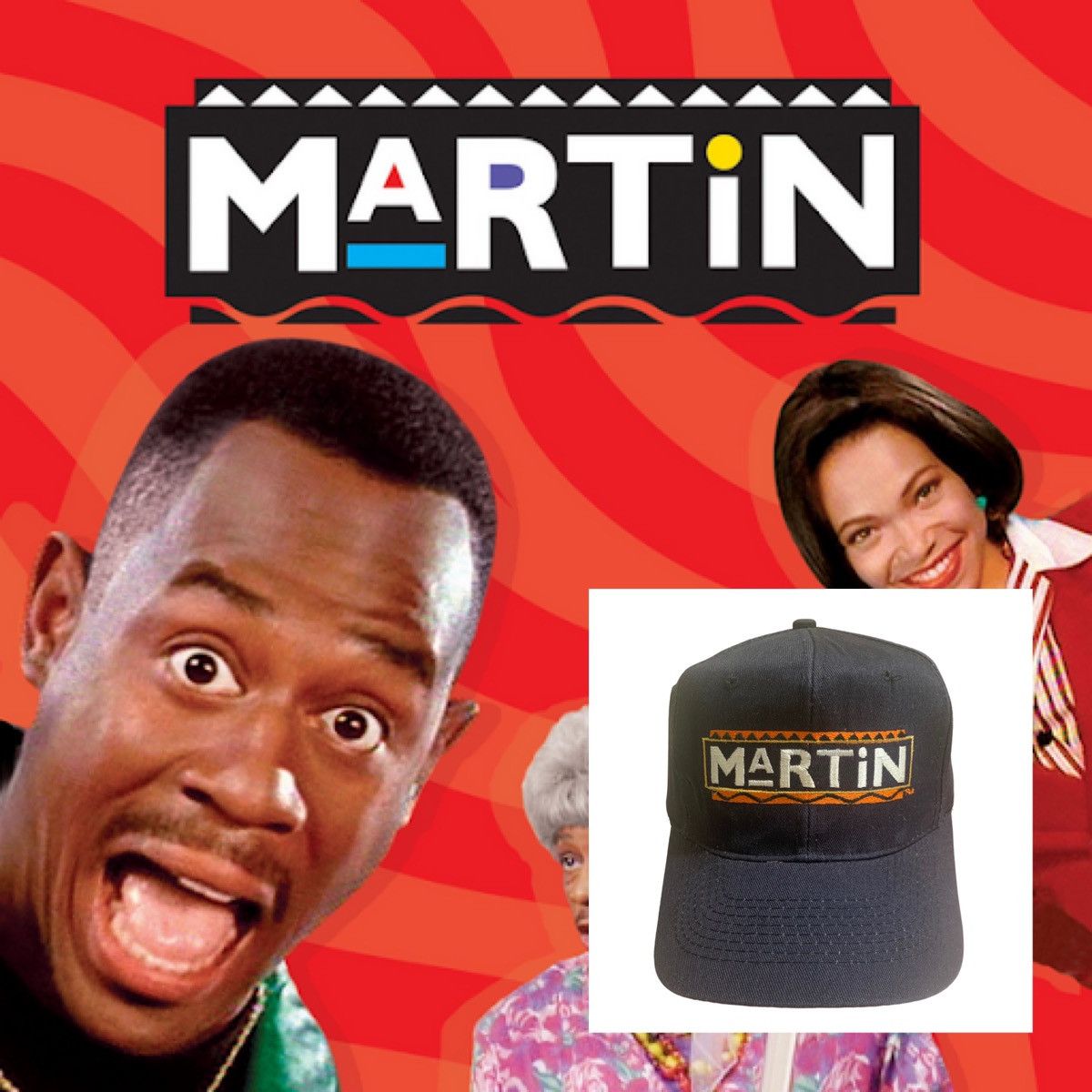 Streetwear × Vintage Martin TV Show Snapback Hat Vintage Martin ...