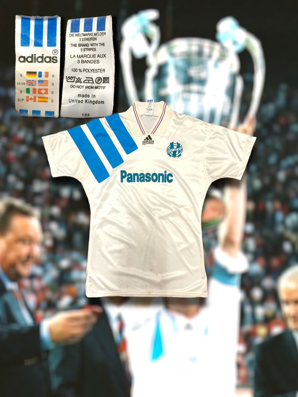 Adidas 1992/93 Vintage Olympique Marseille UCL Winning Jersey | Grailed