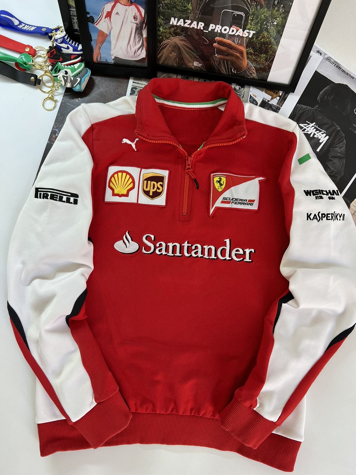 Ferrari × Puma Puma racing Sweatshirt Firelli Ferrari UPS Santander ...