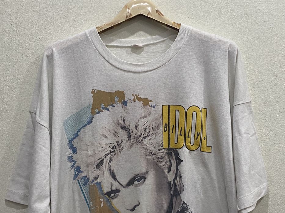 Vintage 🔥Vintage 80s BILLY IDOL Punk Rock Band Tour TShirt🔥 | Grailed