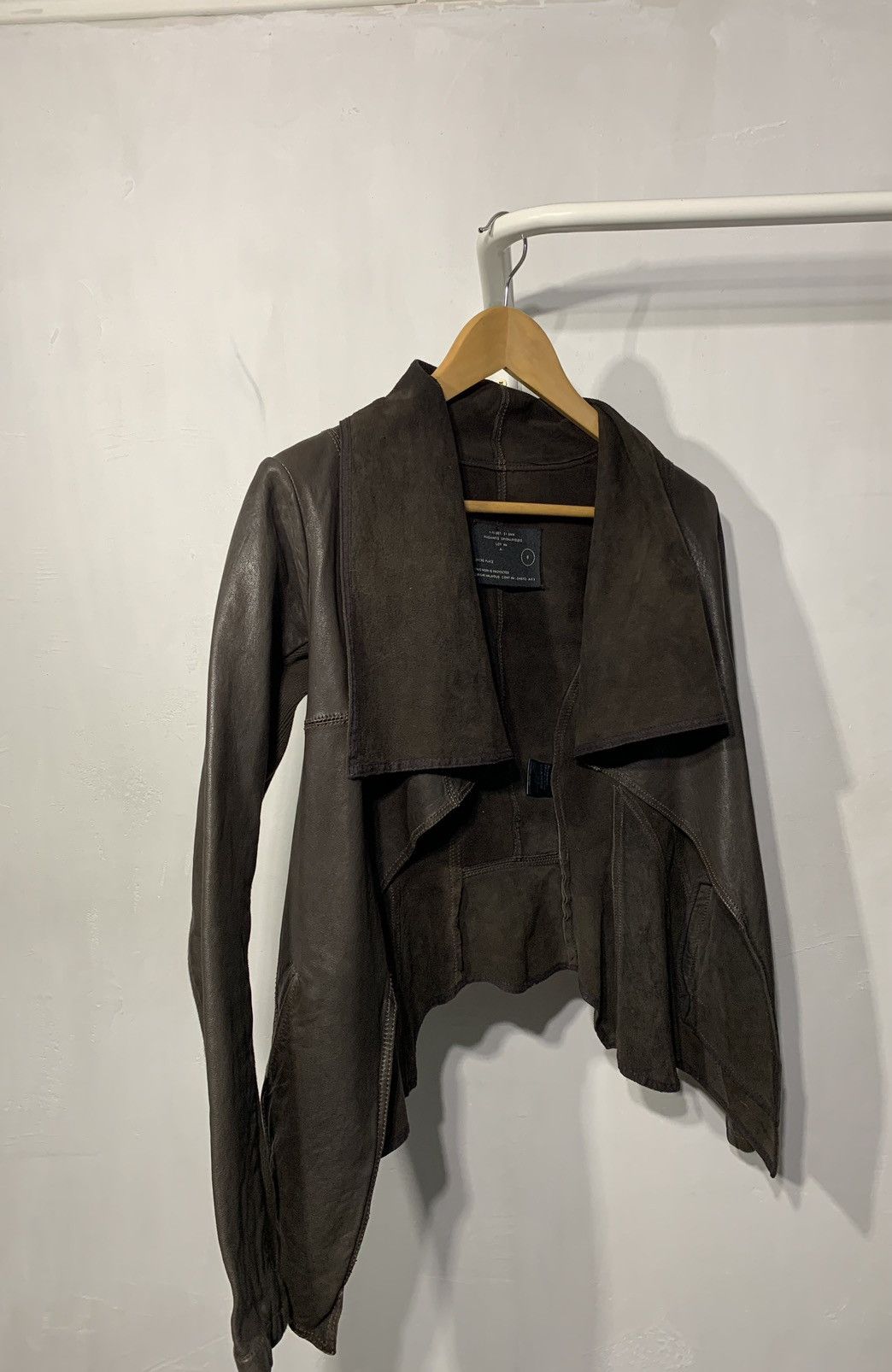 Allsaints × Avant Garde × Vintage Allsaints Datya Waterfall Leather ...