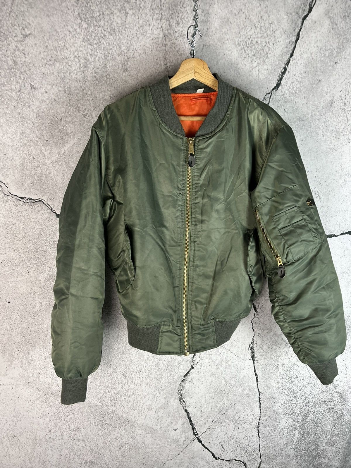 Vintage Vintage MA-1 Flyer Man Bomber Jacket | Grailed