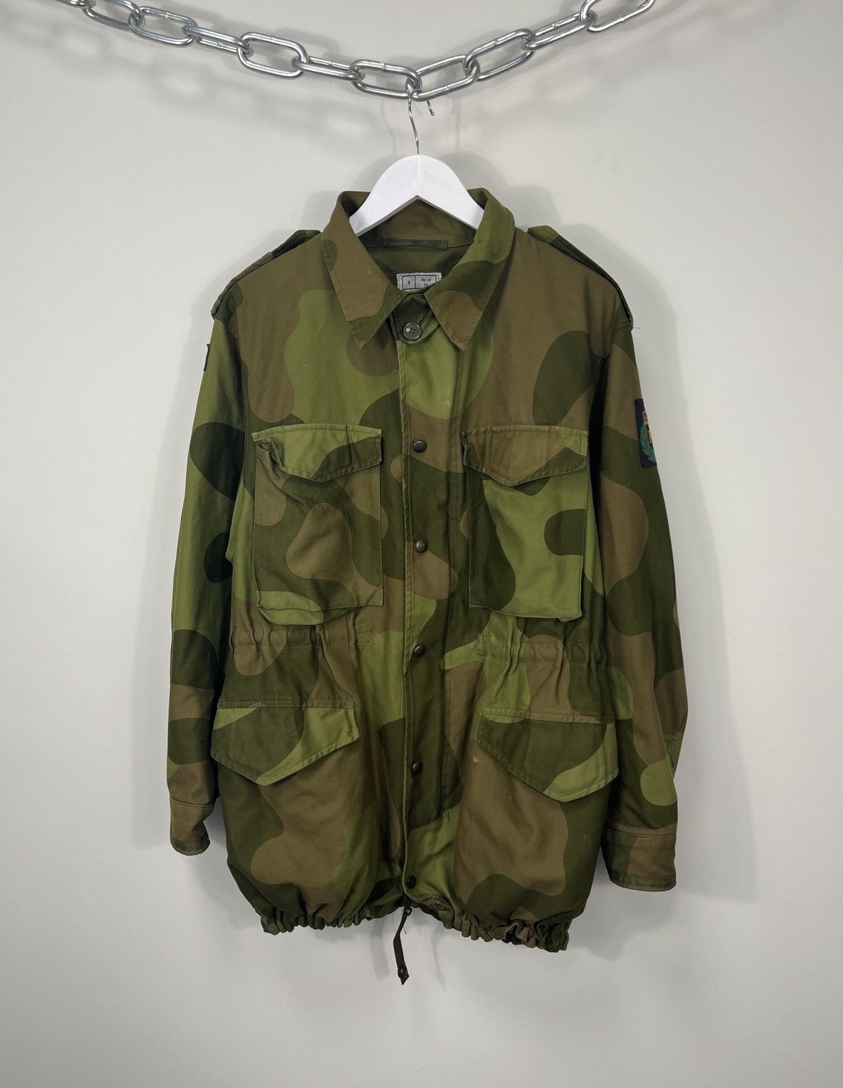 Vintage Vintage Norwegian Military Field Camo Combat Field Jacket | Grailed