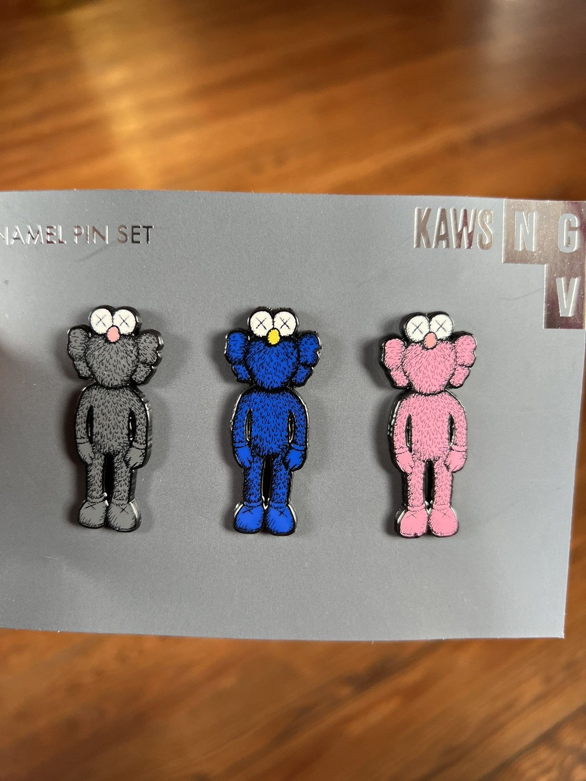Hype × Kaws KAWS BFF COMPANION PIN SET | Grailed