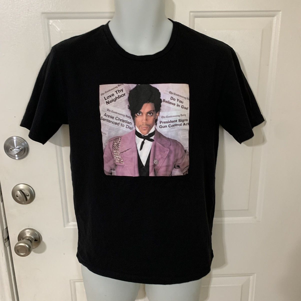Prince × Zara Prince Controversy Album Cover t shirt | Grailed