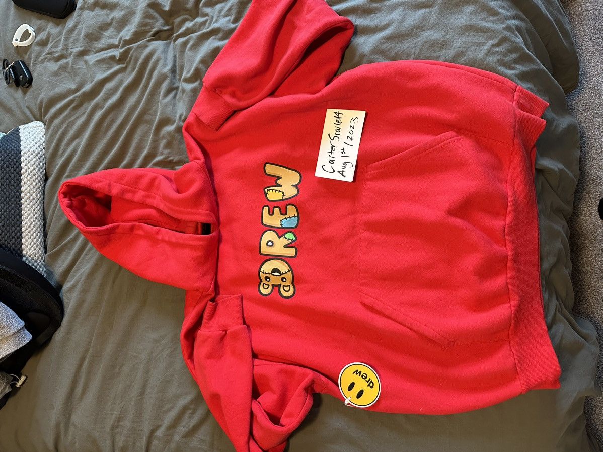 Drew House Authentic SS20 Drew House Teddy Bear Font Hoodie | Grailed