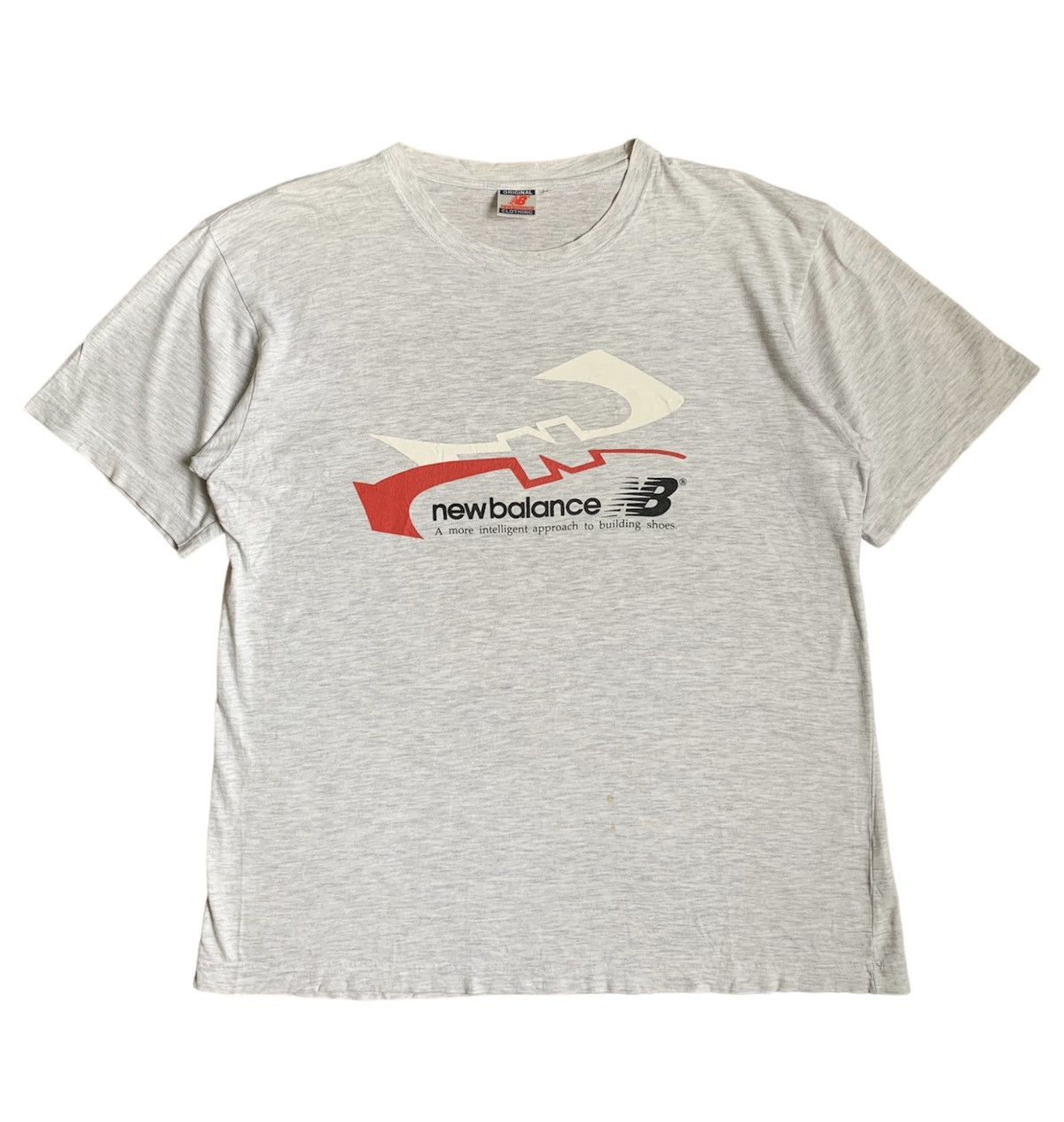 New Balance × Vintage rare vintage new balance word tshirt | Grailed