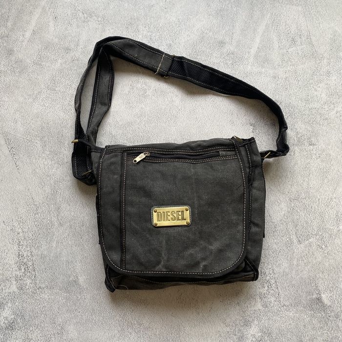 Diesel Vintage Y2k Diesel 90s faded multi pocket Bag | Grailed