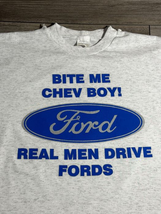 Vintage Vintage Real Men Drive Fords T Shirt | Grailed