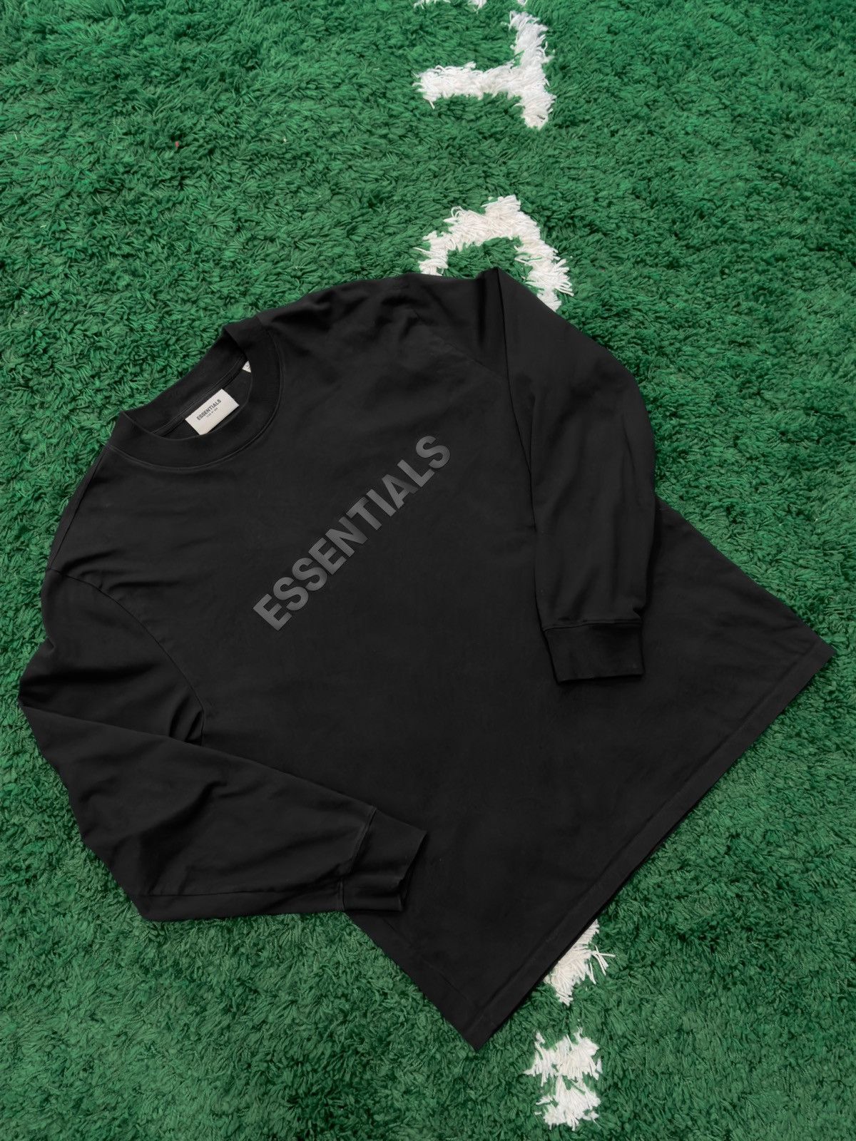 Essentials × Fear of God Fear of God Essentials Applique Logo ...