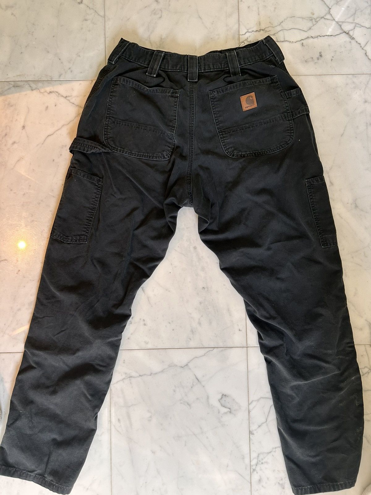 Vintage Carhartt Black Carpenter Pants Grailed