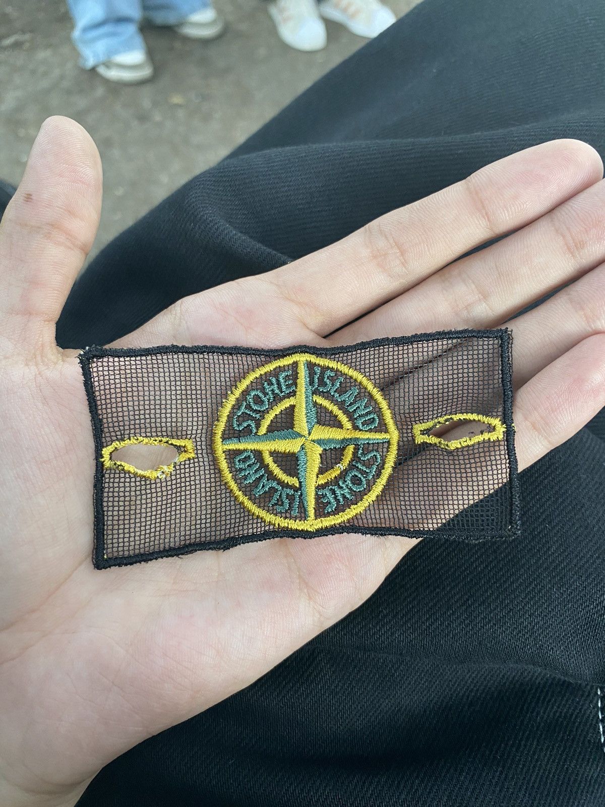 Stone Island Stone Island 2006 Mesh Badge | Grailed