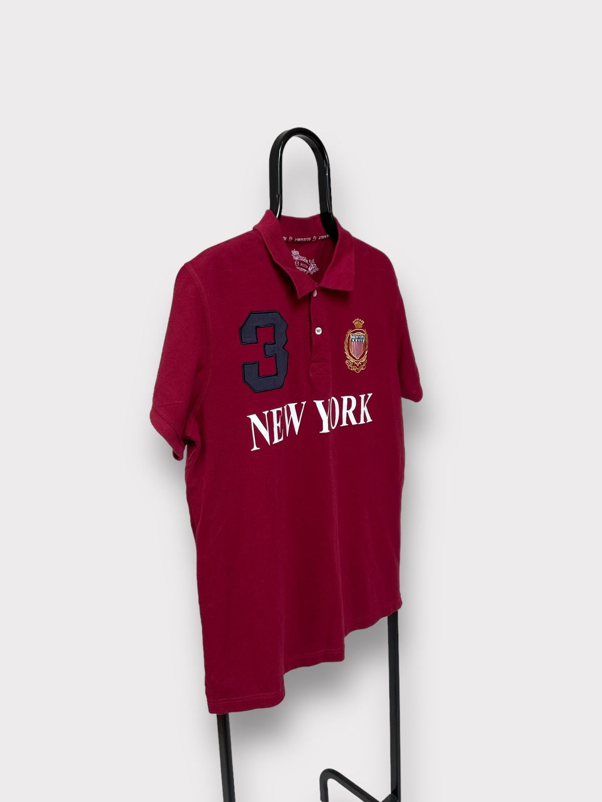 Robin Ruth Robin Ruth Maroon Polo Shirt Short Sleeve Vintage Vibes ...