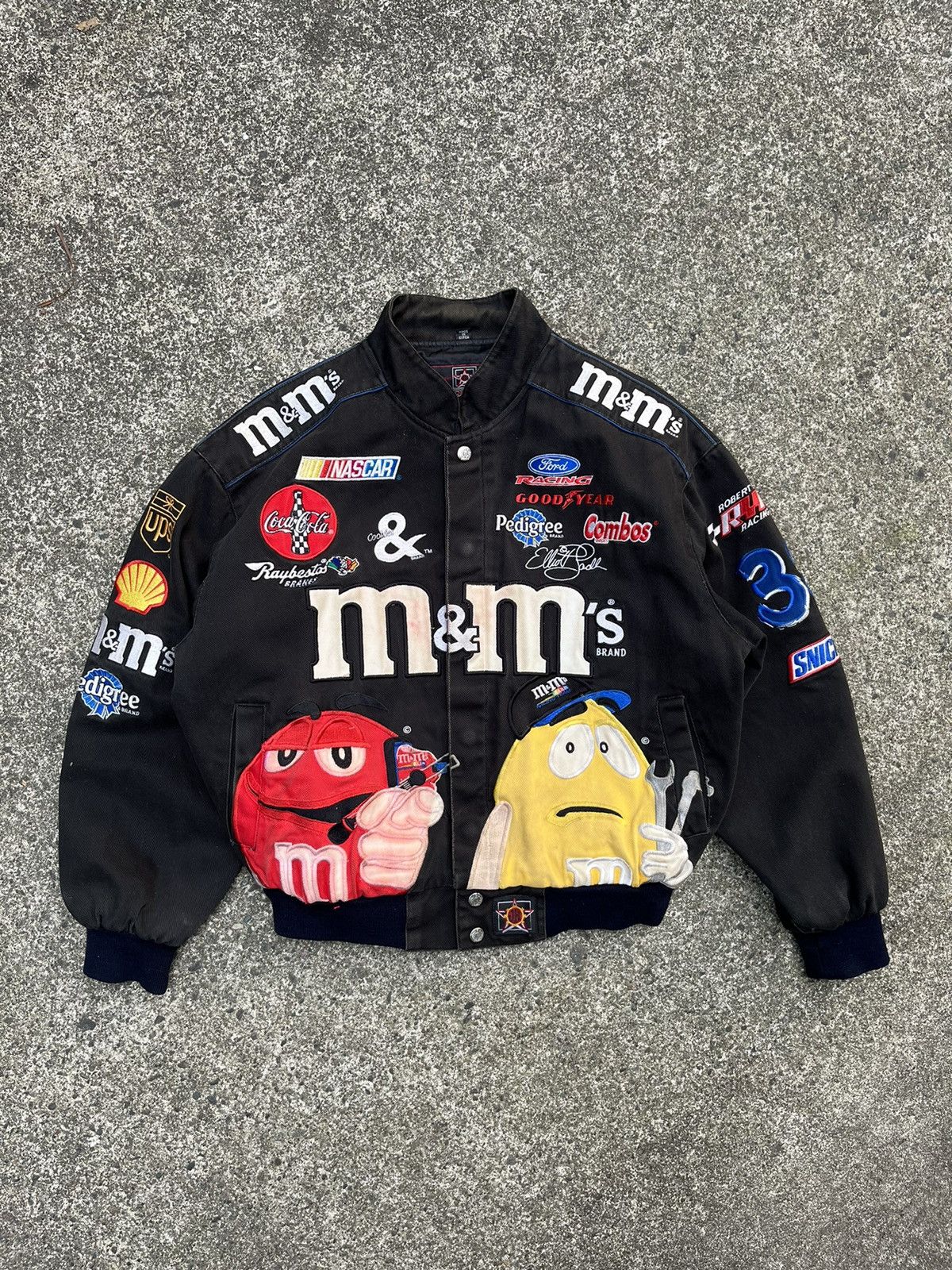 Vintage Vintage Jeff Hamilton NASCAR M&M’s Racing Jacket | Grailed
