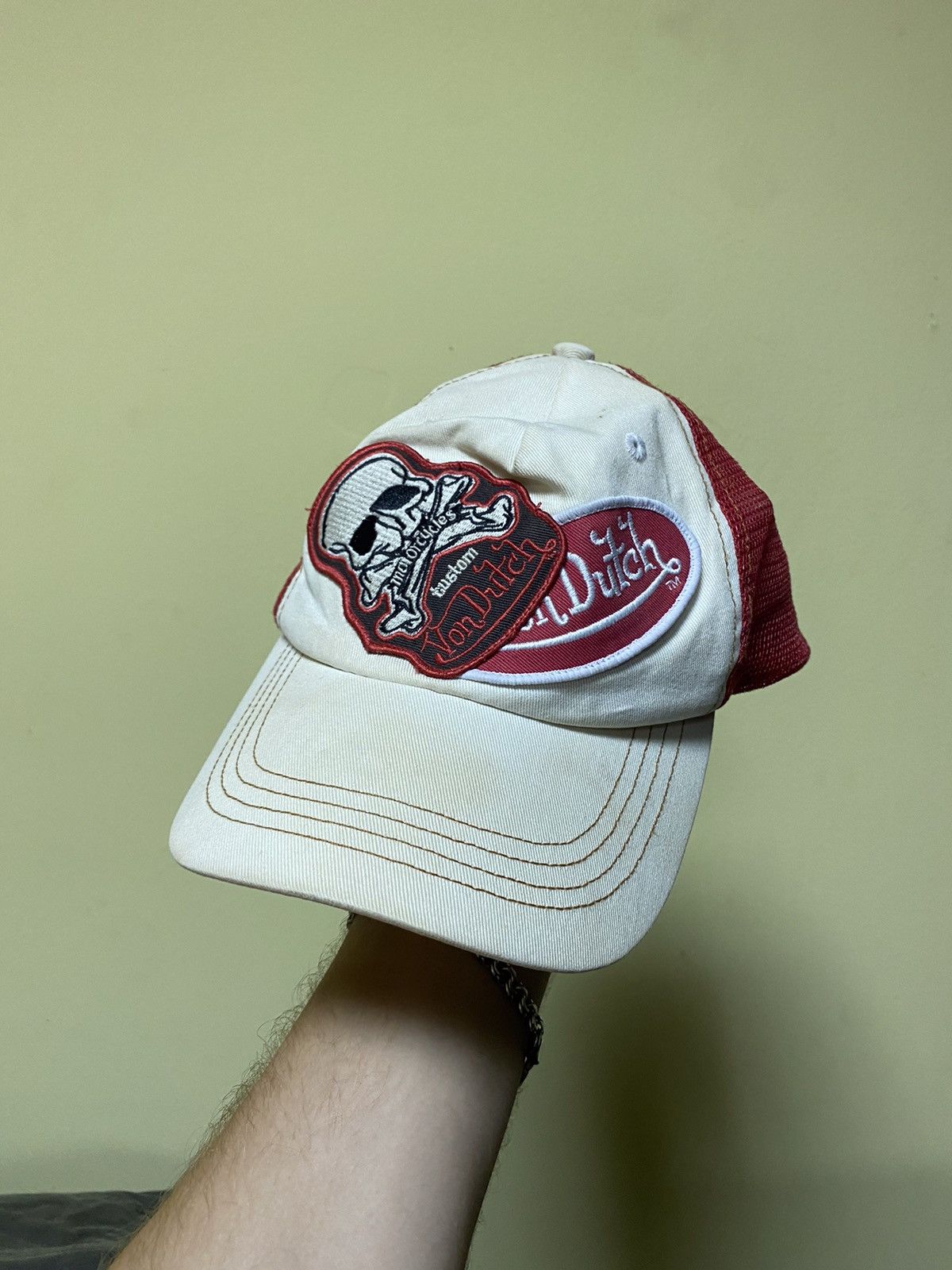 Vintage Von Dutch vintage skull badges cap | Grailed