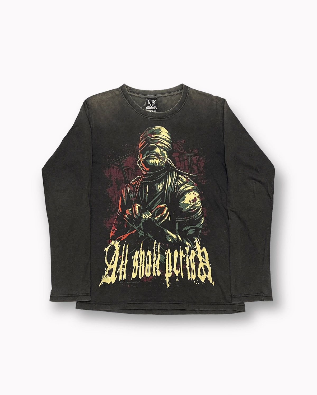 Band Tees × Rock Band × Vintage VINTAGE ALL SHALL PERISH LONG SLEEVE T ...