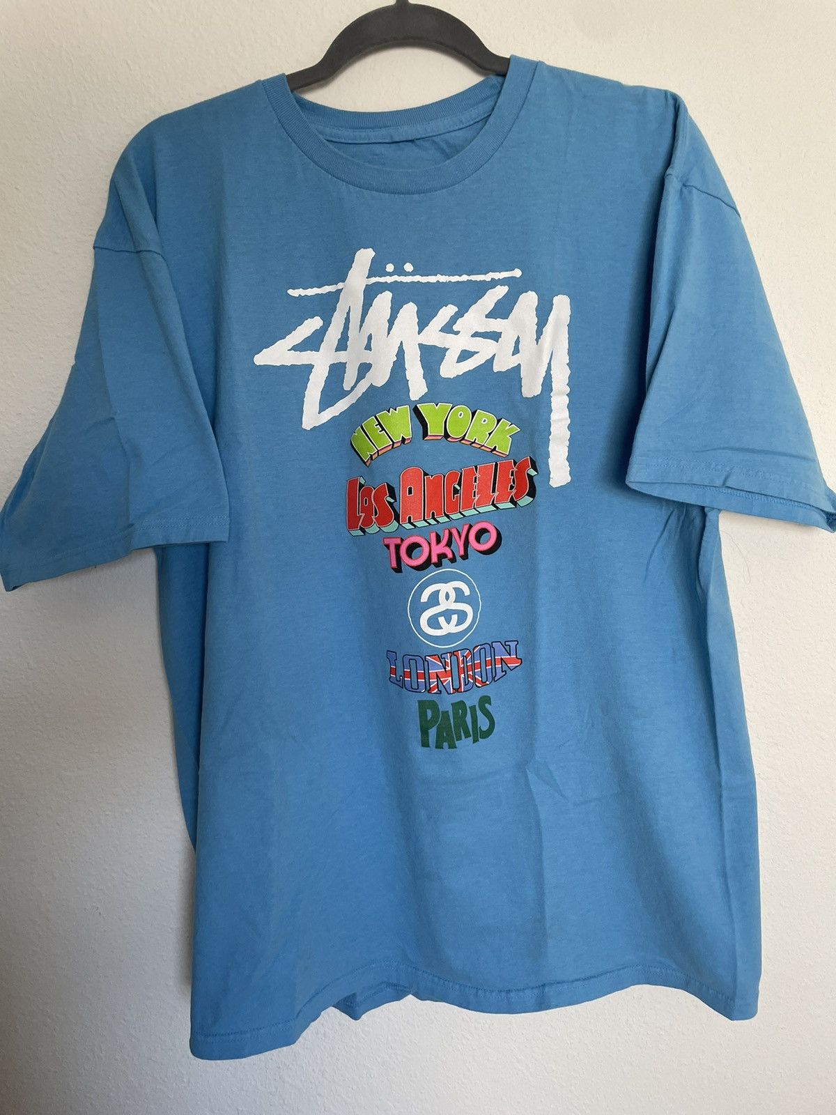 Stussy Stussy World Tour Comic Fonts Tee (archived stussy) RARE* | Grailed