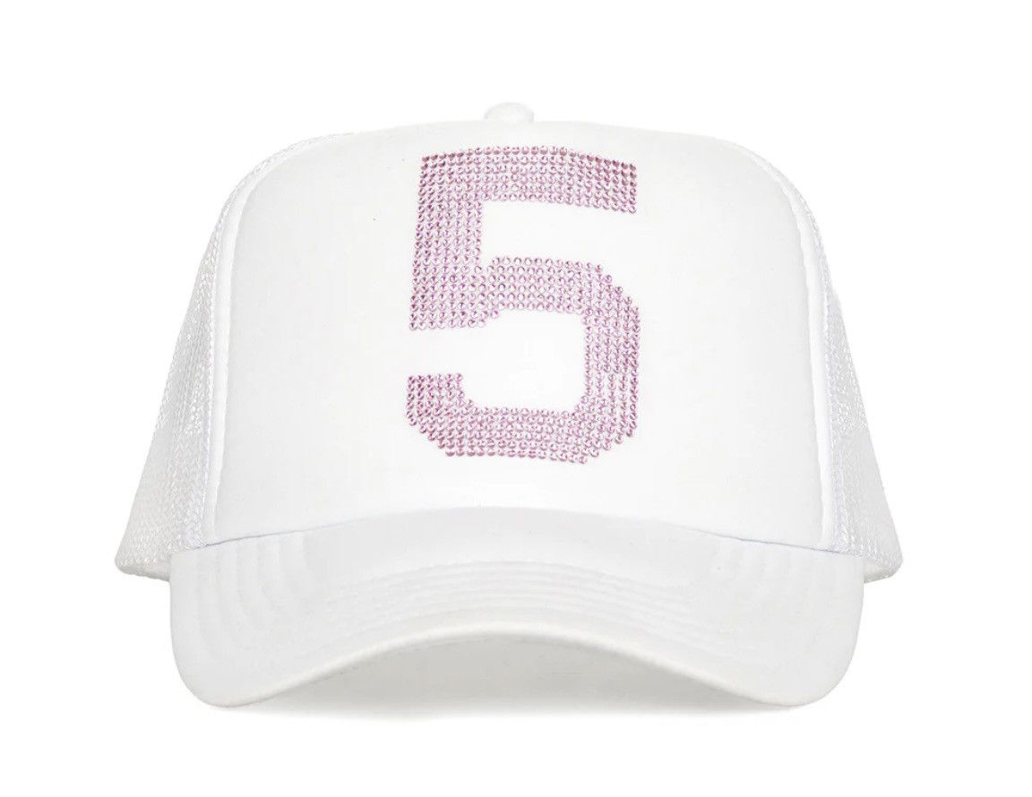 Young Thug Sp5der White 555 Trucker Hat | Grailed