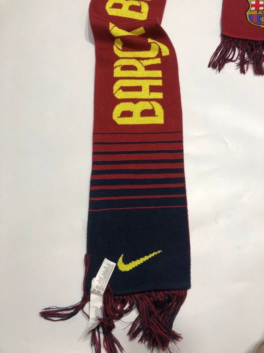 Nike Nike swoosh scarf Embroidered Logo Barcelona Football Soccer | Grailed