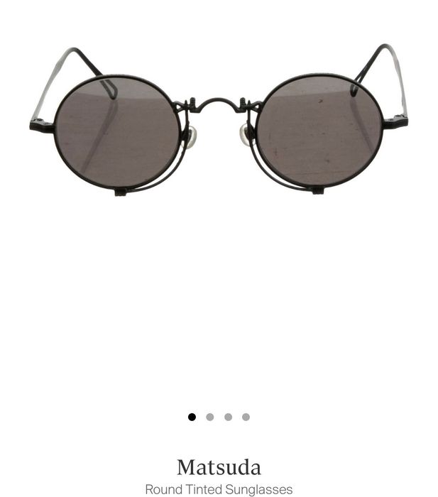 Matsuda Matsuda Metal Polarized Round Tinted Sunglasses Original | Grailed