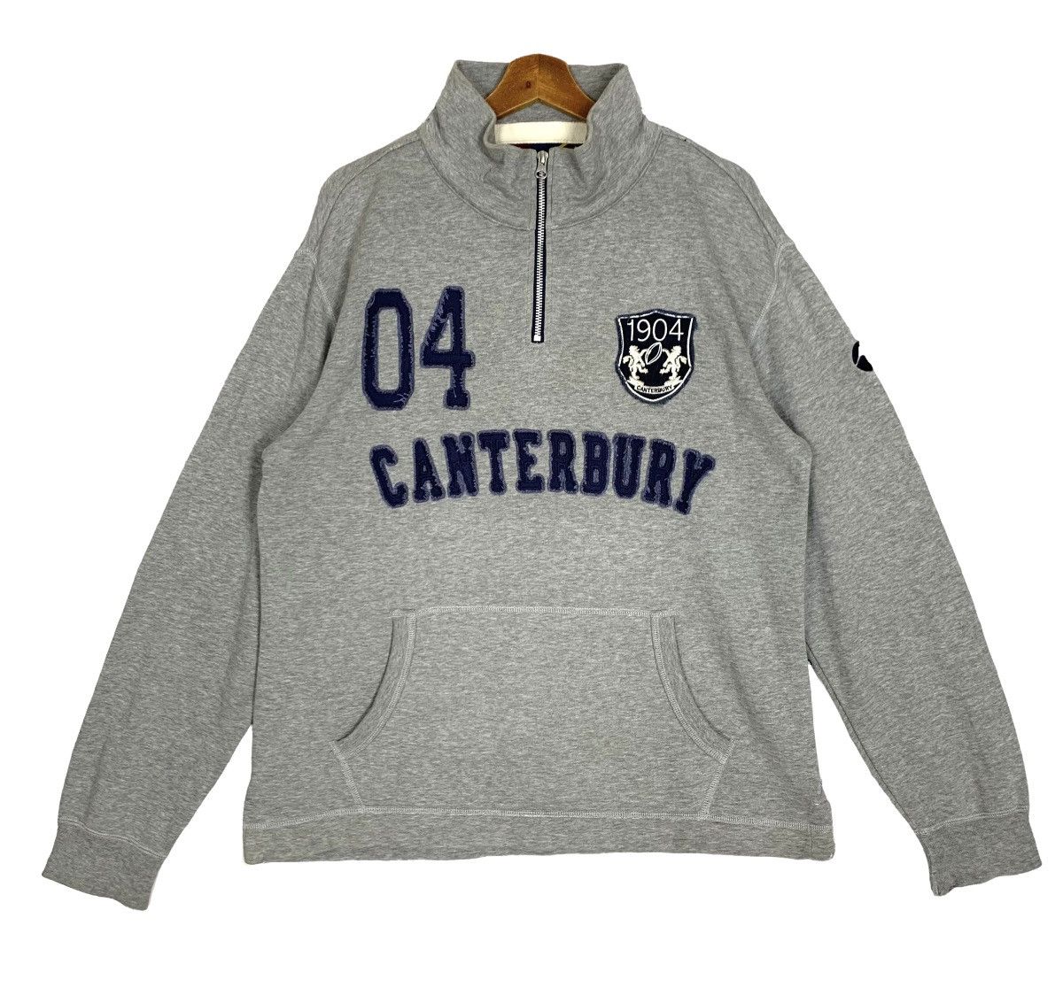 Canterbury of New Zealand × Vintage Vintage Canterbury Of New Zealand 04 Half Zip Sweatshirt ...