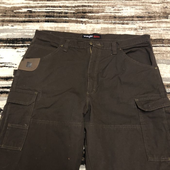 Wrangler Wrangler Riggs NEW brown ripstop cargo work pants | Grailed