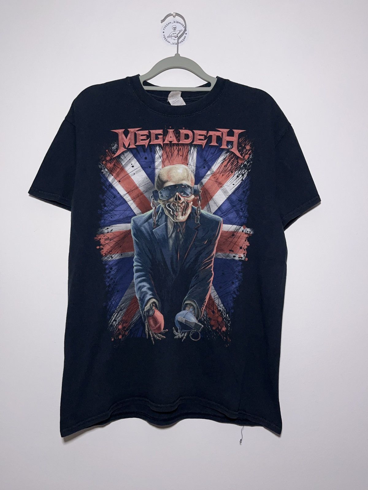 Band Tees × Megadeth Megadeth 2015 uk tour vintage style band t-shirt ...