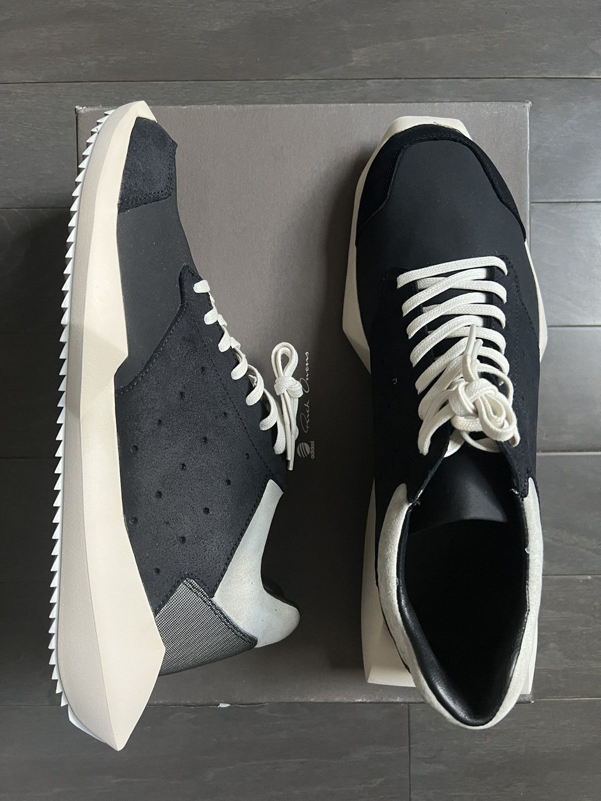 Adidas × Rick Owens Rick Owens Adidas Tech Runner | Grailed