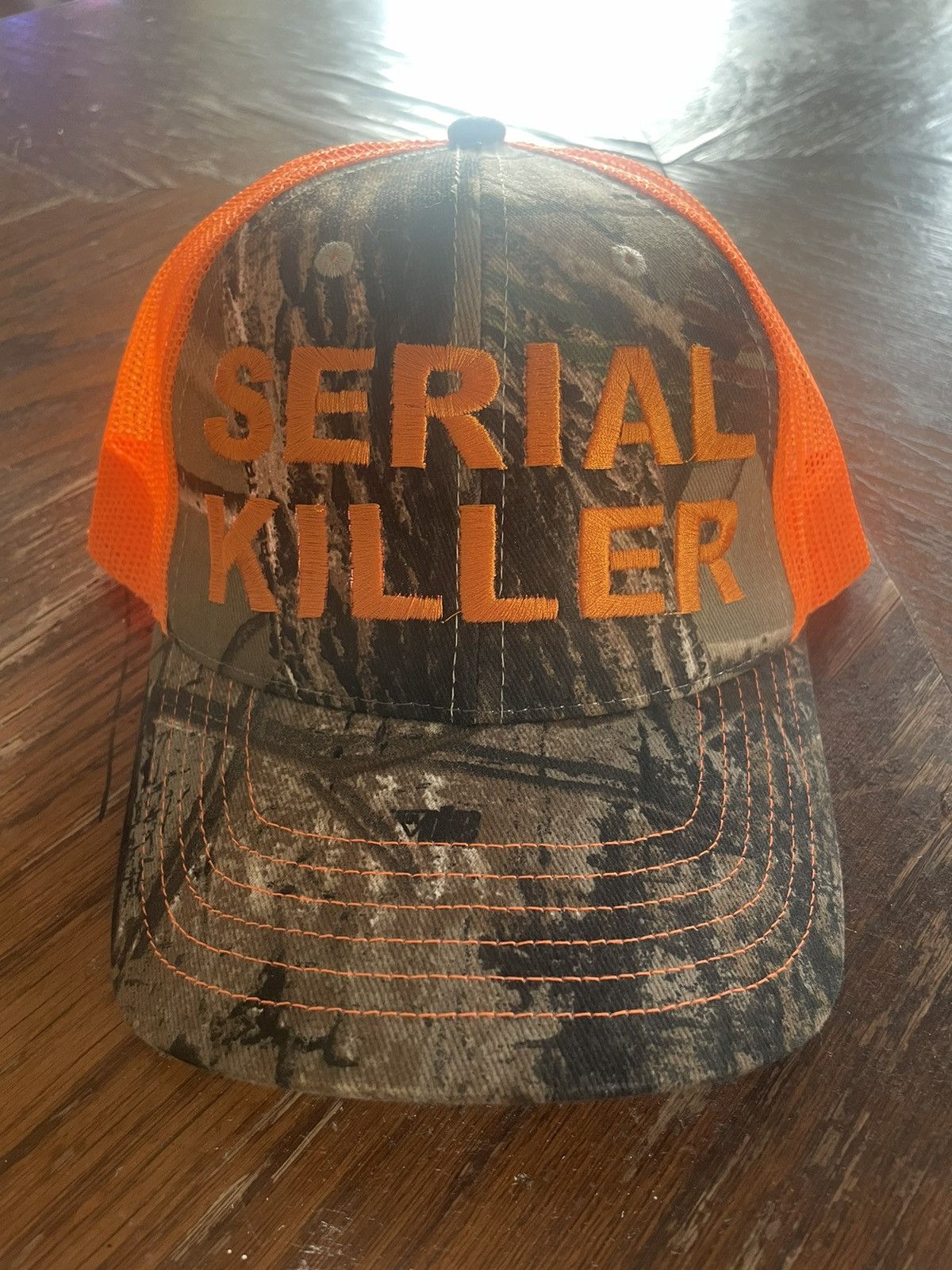 Asspizza HAUNTED STARBUCKS x HAGD SERIAL KILLER TRUCKER HAT | Grailed
