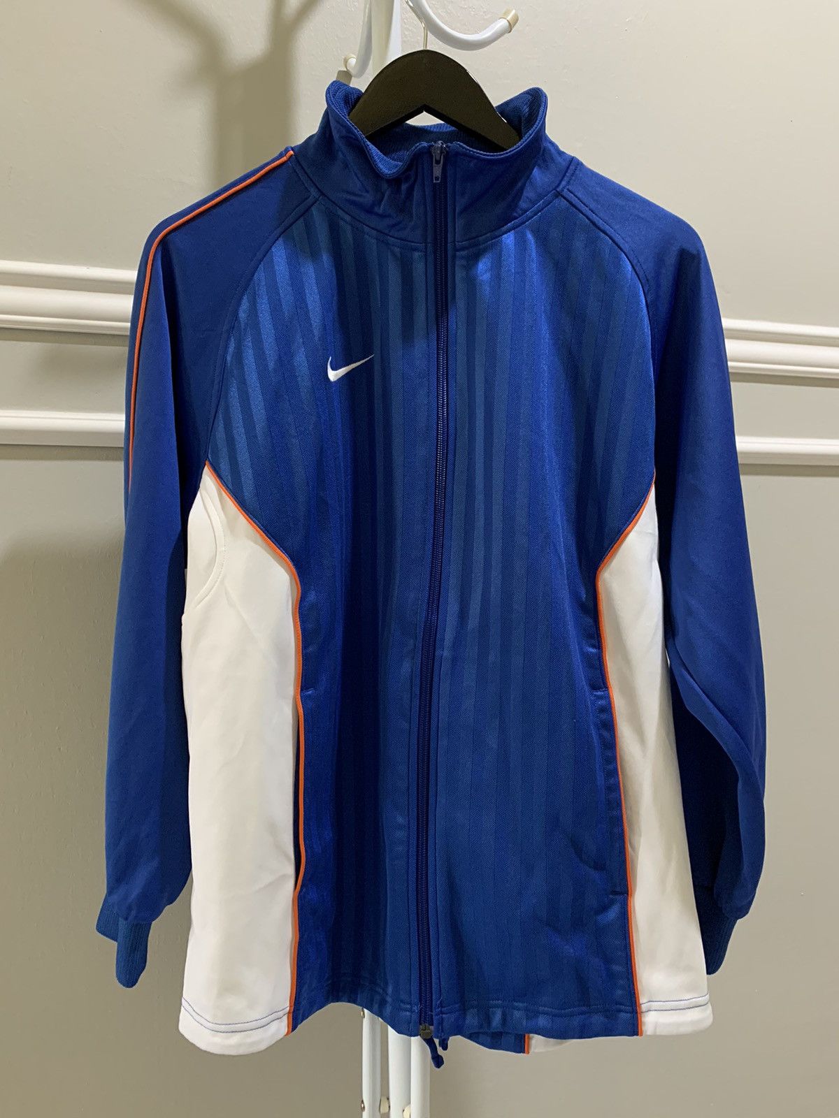 Nike × Nike ACG Nike ACG White Blue Track Top Jacket | Grailed