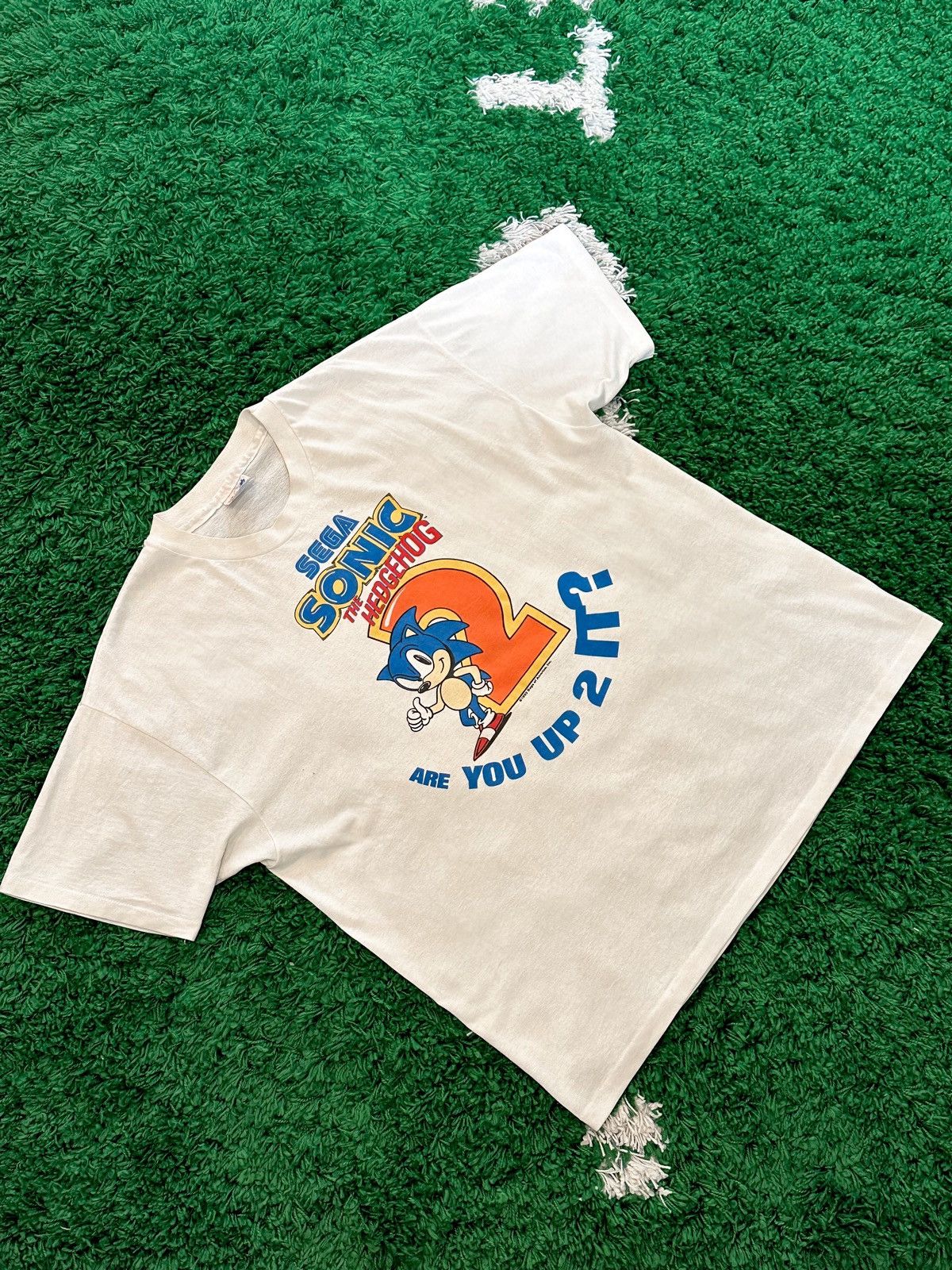 Streetwear × Vintage 1992 Vintage Sonic the Hedgehog Sega Tee | Grailed