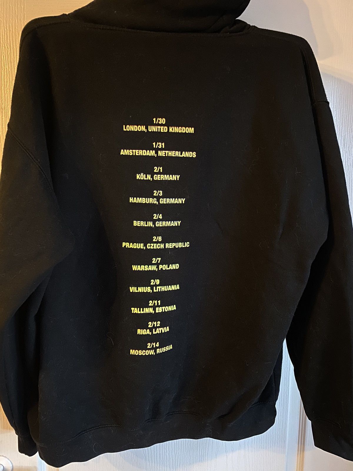 Streetwear The Neighborhood XXL Hoodie Tour Merch | Grailed
